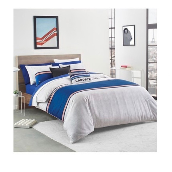 Lacoste | Bedding | Lacost Praloup 3piece Comforter Set | Poshmark